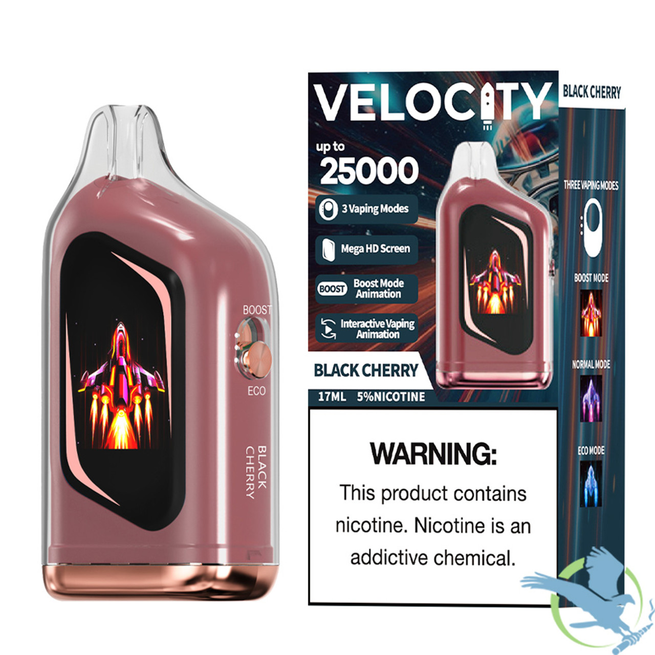 Velocity 17ml 25k Puffs Disposable Device