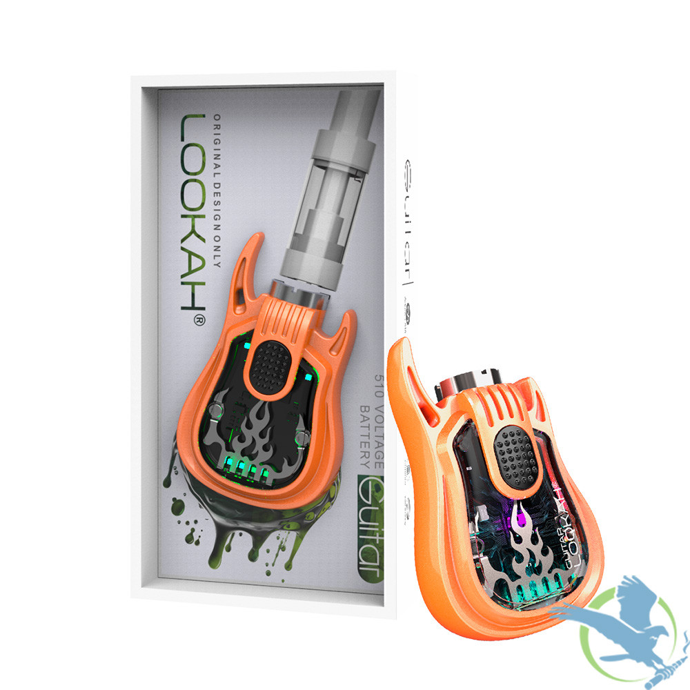 Lookah Guitar 350mAh VV 510 Cartridge Preheat Vape Battery