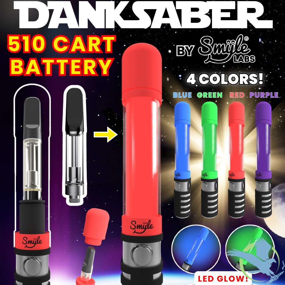 Smyle Penjamin Danksaber 300mAh VV Discreet 510 Cartridge Battery