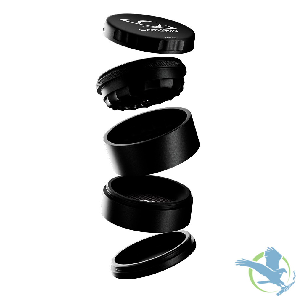 Riddles Saturn Aluminum 3D Printed Grinder - 63 mm - 5 Parts