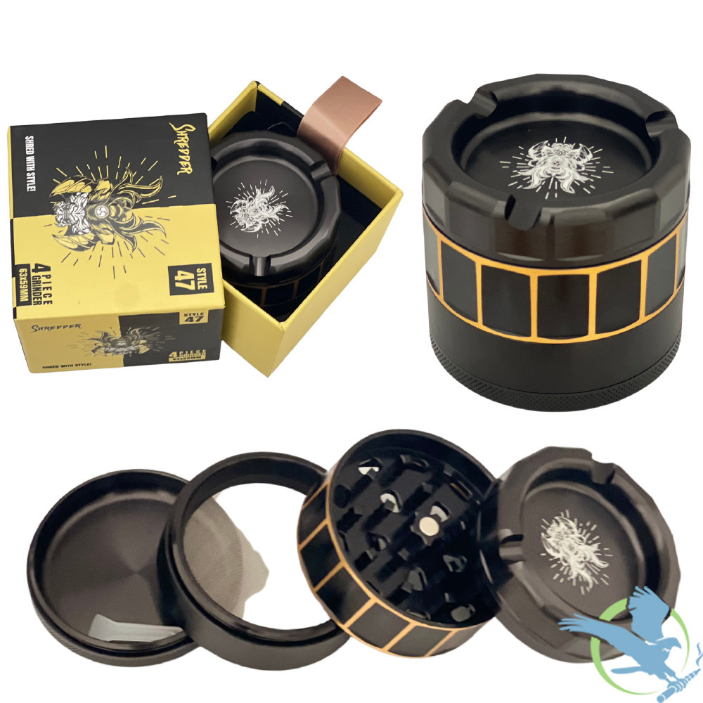 Shredder Large Grinder With Ashtray Top