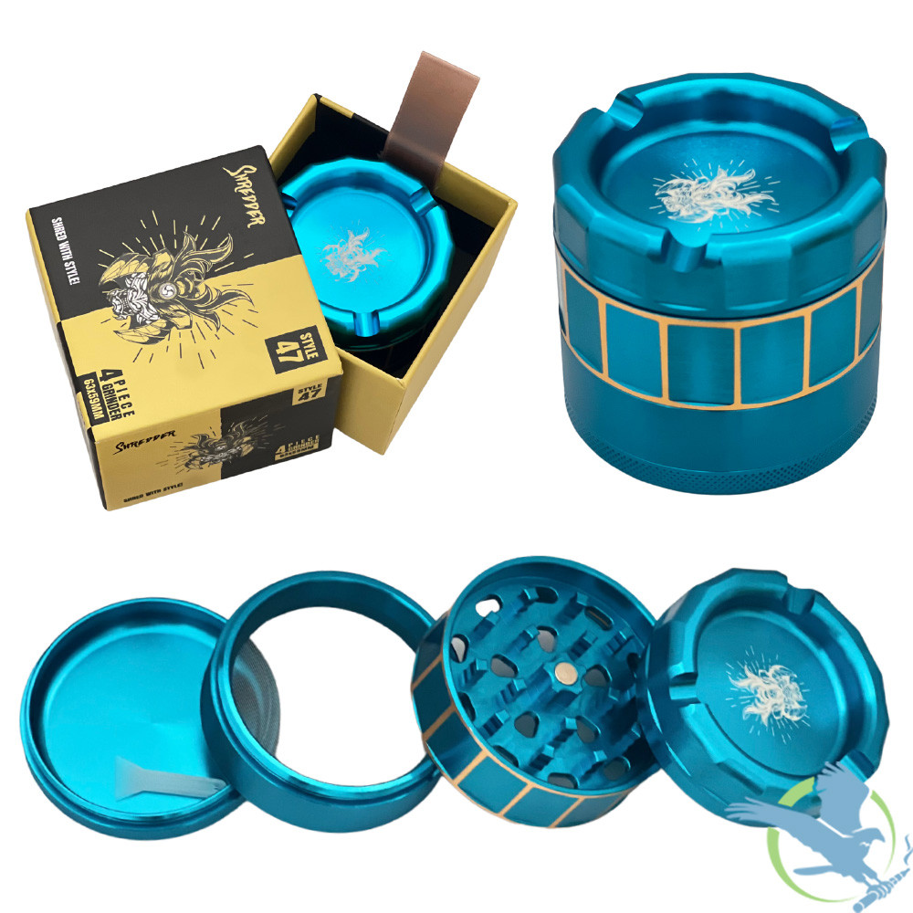 Shredder Large Grinder With Ashtray Top
