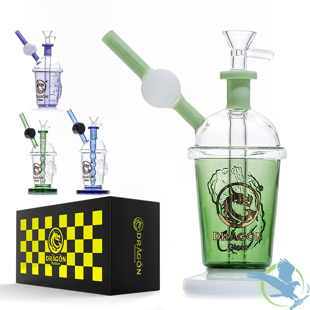 Dragon Platinum Water Pipe Cup Bubbler