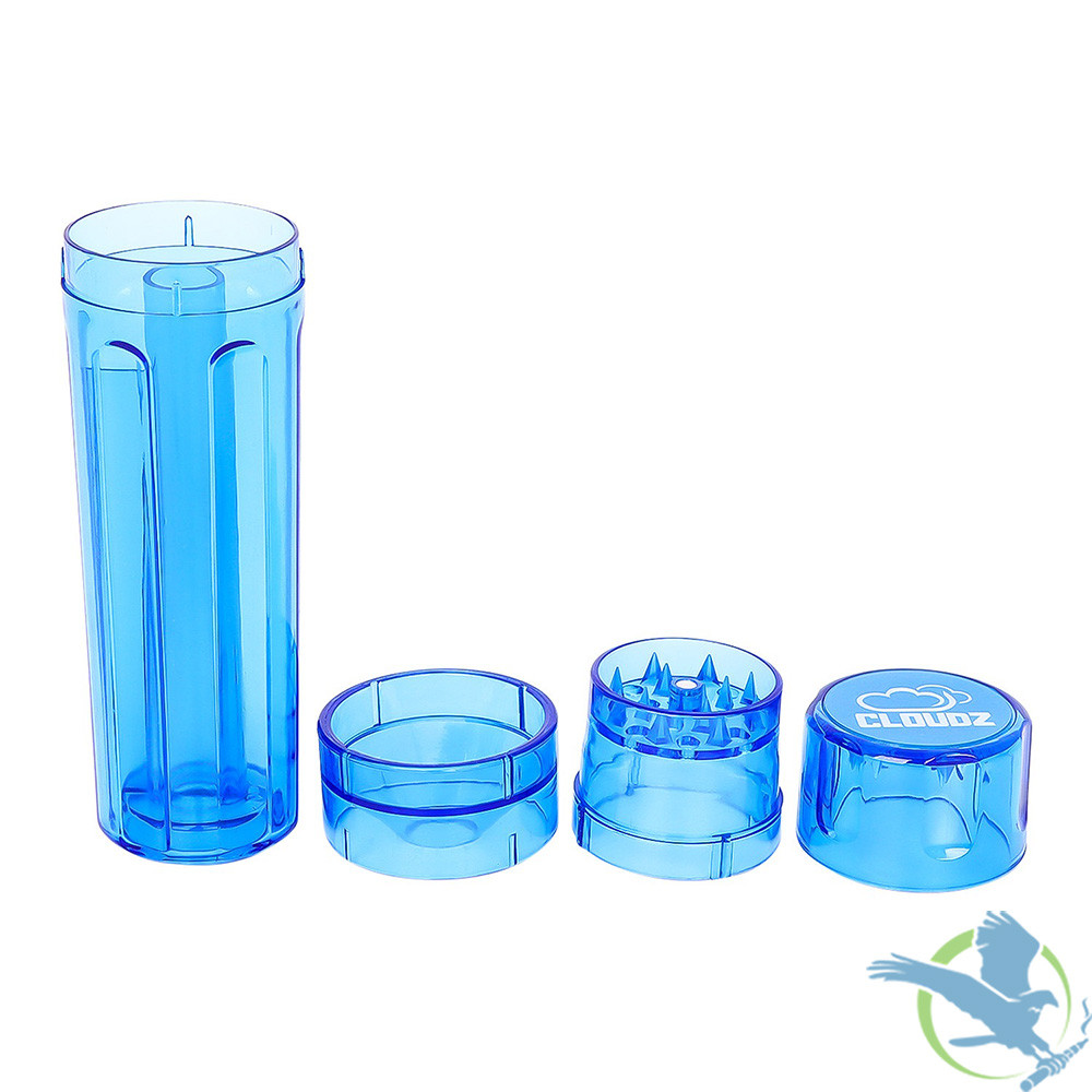 Cloudz Smoke All-In-One Flower Tower Grinder Roller & Pack
