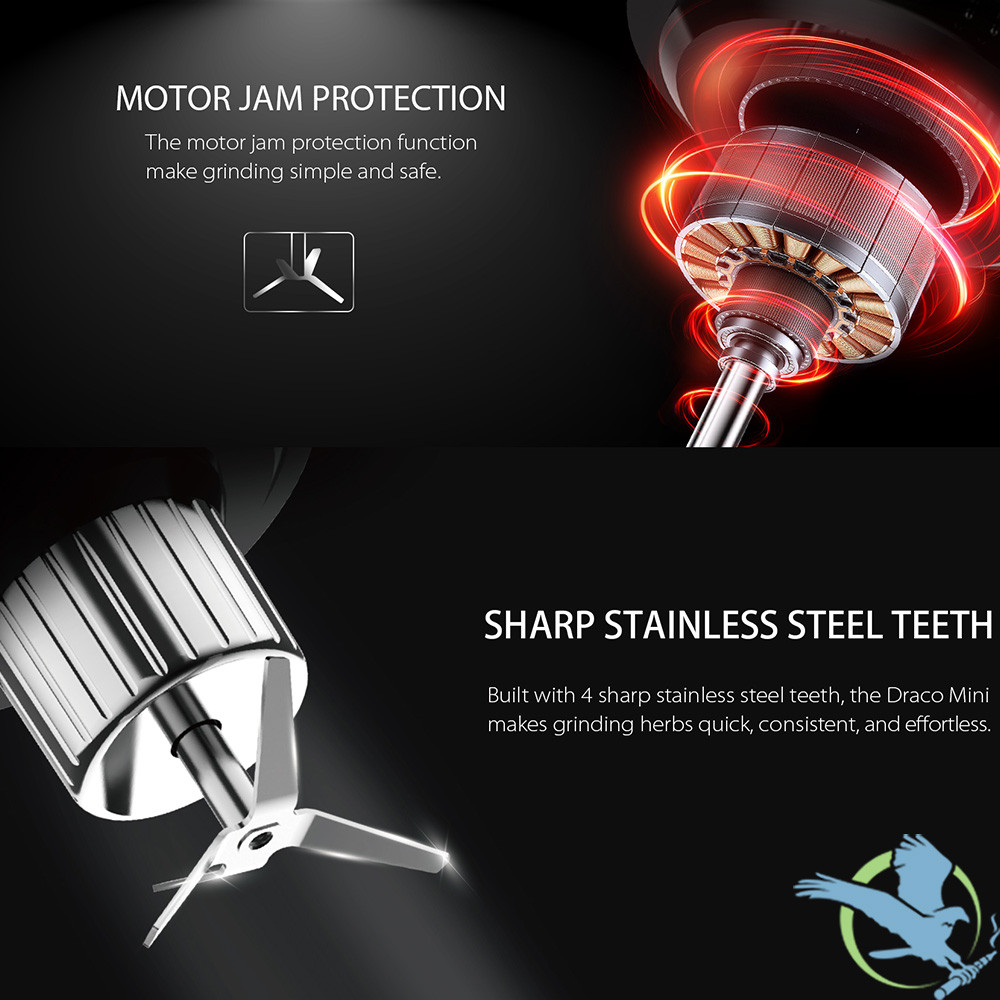 Yocan Draco Mini Electric Smart Herb Grinder