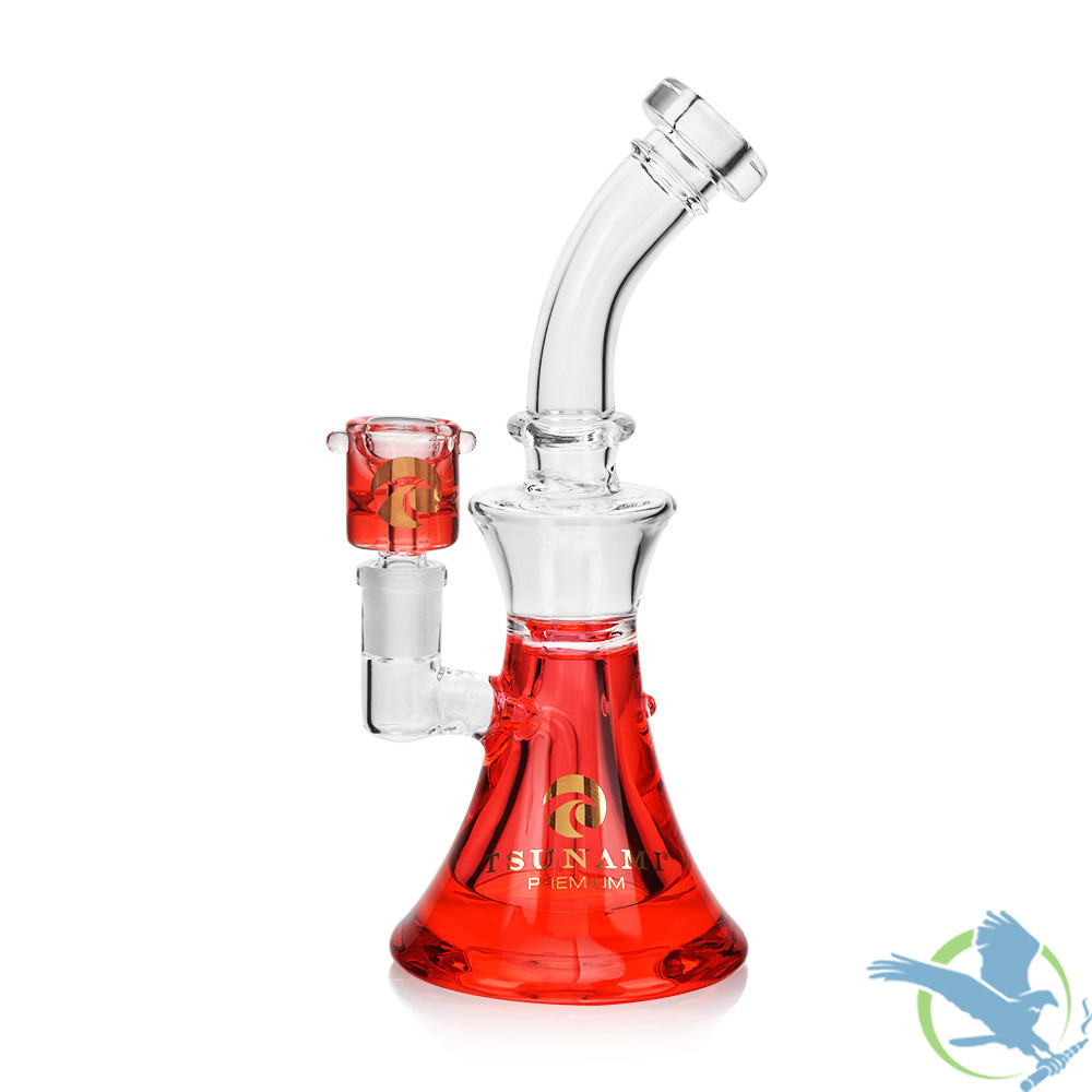 Tsunami Premium Curved Neck Edition Freezable Glycerine Water Pipe