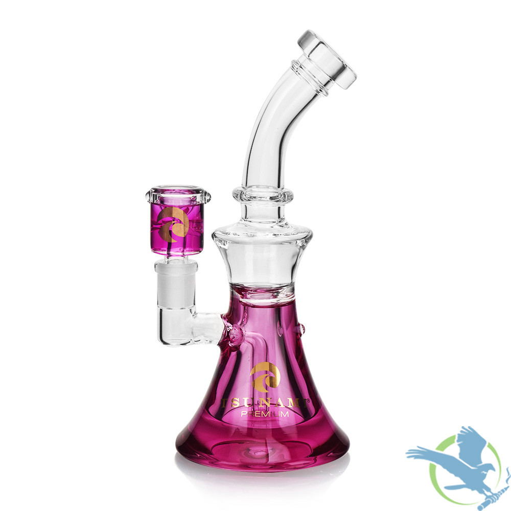 Tsunami Premium Curved Neck Edition Freezable Glycerine Water Pipe