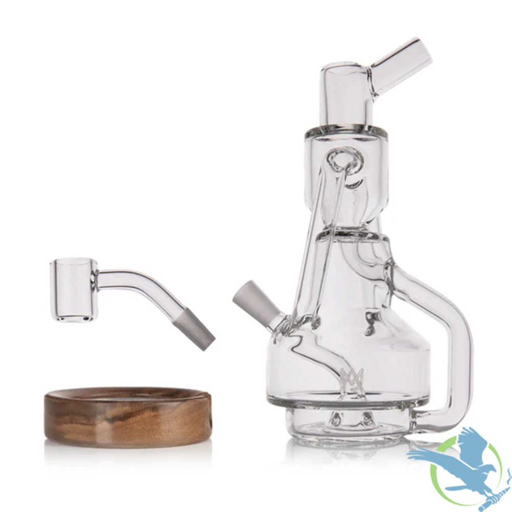 MJ Arsenal Apex Mini Dab Rig Water Pipe Double Uptake Recycler