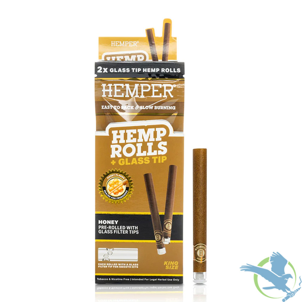 HEMPER Hemp Rolls King Size Pre-Rolled With Glass Filter Tips