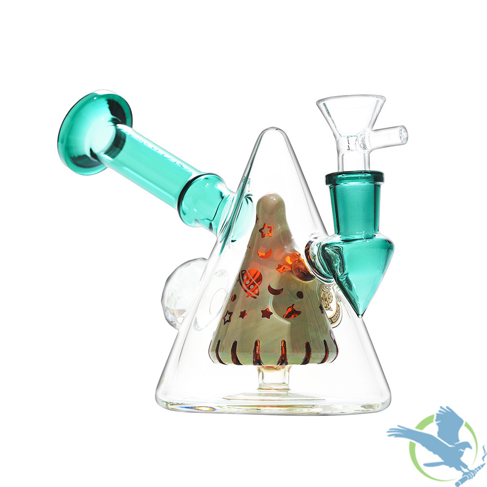 Shadow Glass Mini Cone Water Pipe - 300 Grams - 5 Inches