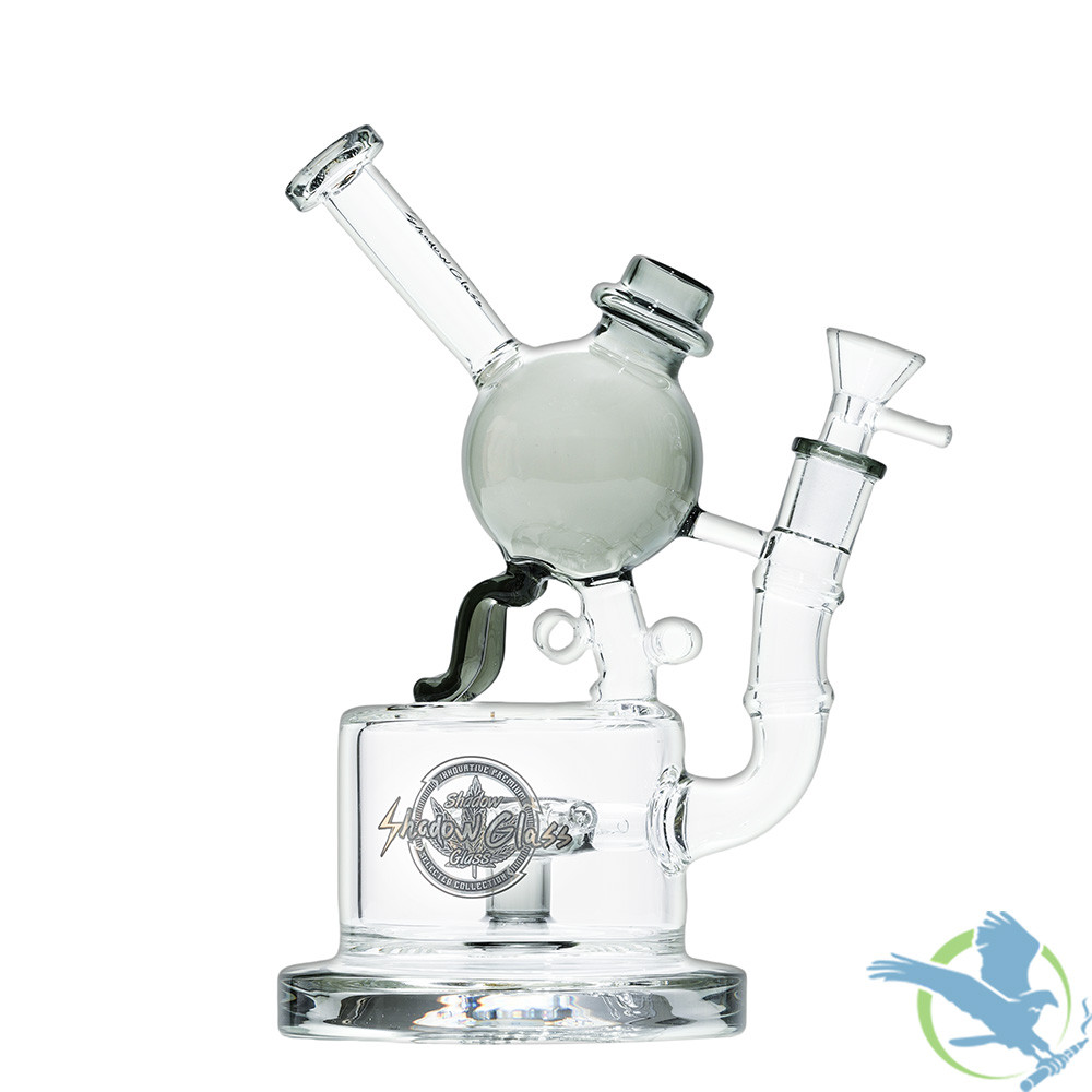 Shadow Glass Dancing Water Pipe Recycler With Sprinkler Perc