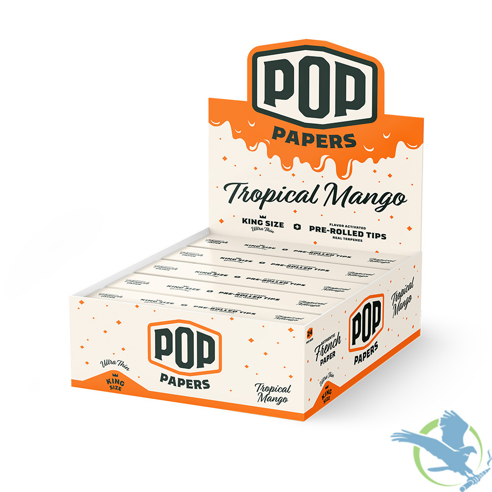 Pop Papers Authentic French Paper Ultra Thin + Pre-Rolled Tips