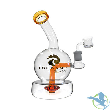 Tsunami Glass Water Pipe Rig Shower Head - 8.5 Inches - 300 Grams ...