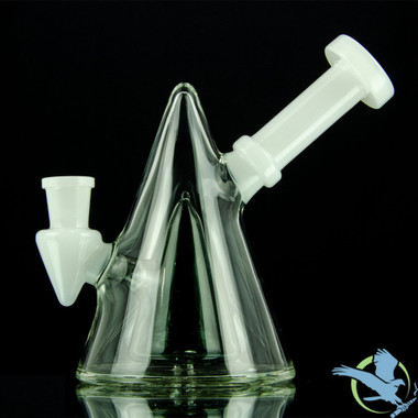 Glass Water Pipe Triangle Shape Body With Triangle on Honeycomb Perc ...