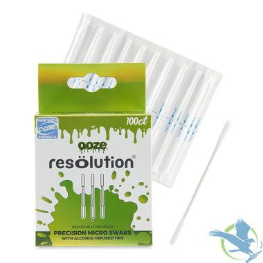 Ooze Resolution Precision Micro Swabs With Alcohol-Infused Tips