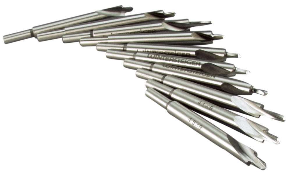 Mounting Drill Bits for Ski Bindings