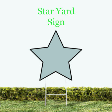 Yard Signs (Star)
