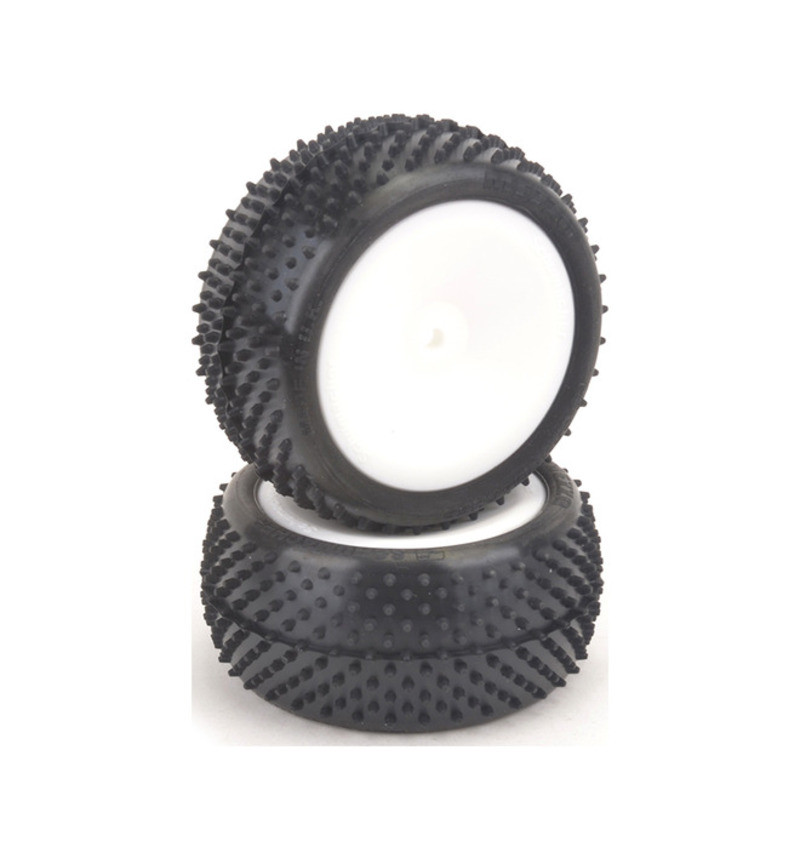 Schumacher Racing Mezzo Tyre Rear - Silver - Pre-Glued - p schU6892 ...