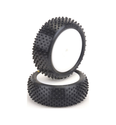 Schumacher Racing Mezzo Tyre Front 4WD - Silver - Pre-Glue schU6894 ...