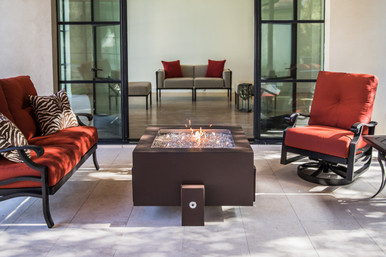 Weathering Steel Fire Pit l Cor-Ten Fire Pit l Gas Fire Pit