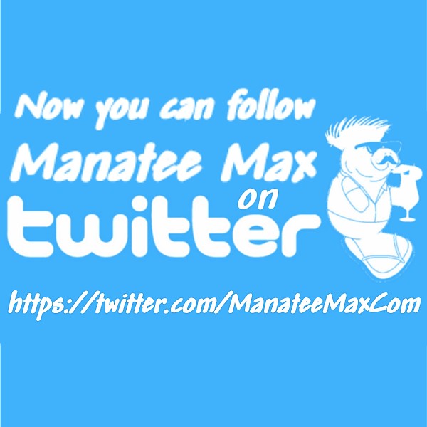 Follow Max on Twitter - Manatee Max