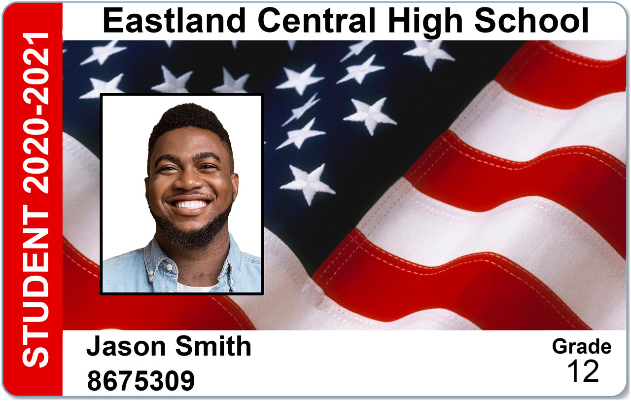 Student Custom High Quality Photo ID Card