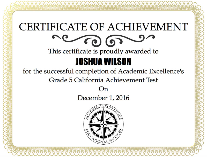 Complete ONLINE California Achievement Test: TIMED