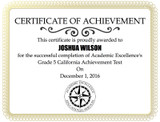 Complete PAPER California Achievement Test