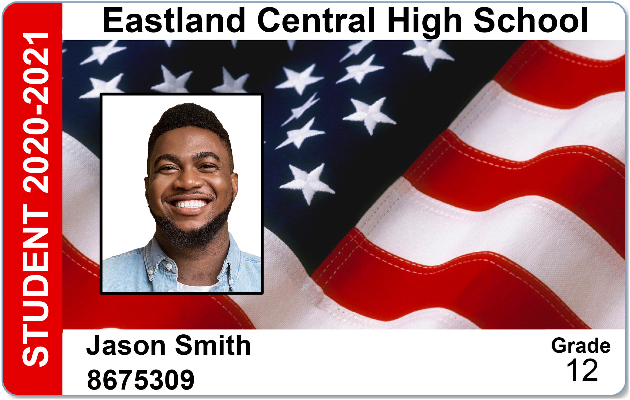 Student Custom High Quality Photo ID Card
