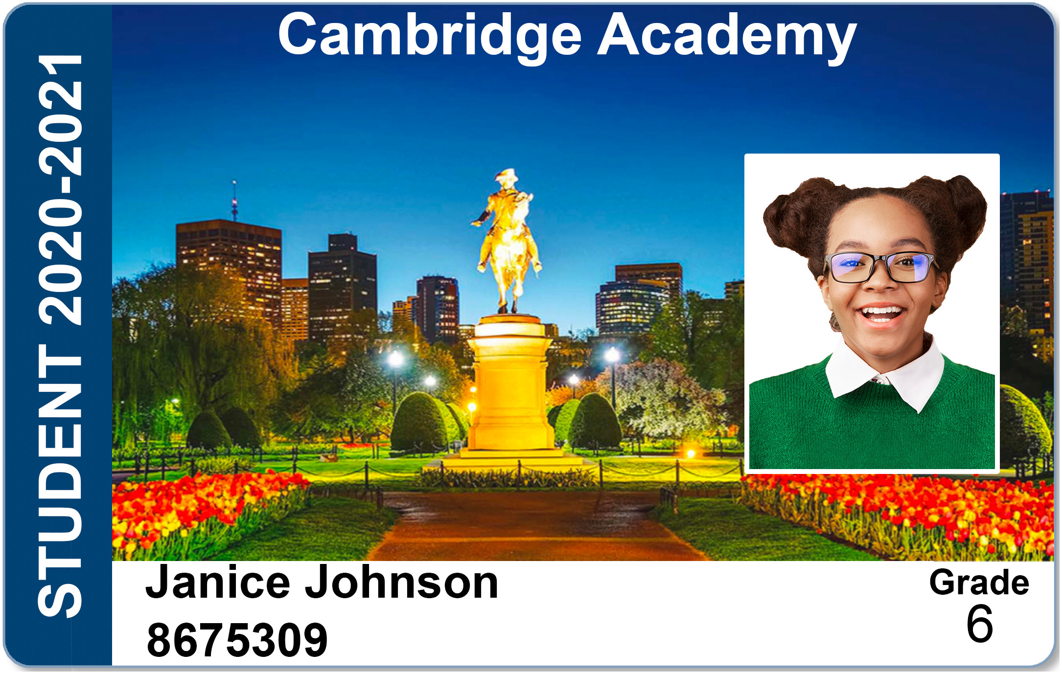 Student Custom High Quality Photo ID Card