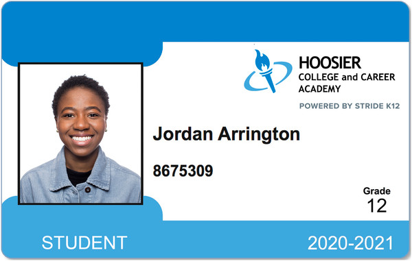Stride/K12 Custom High Quality Student Photo ID Card