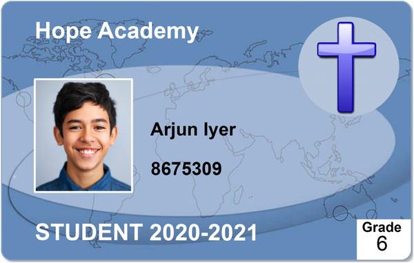 Student Custom High Quality Photo ID Card