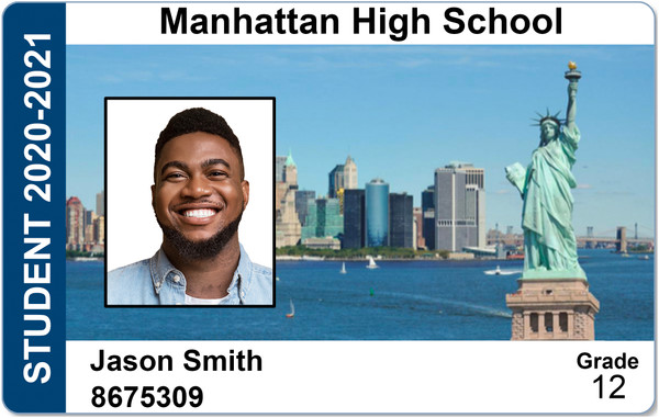 Student Custom High Quality Photo ID Card