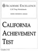 CAT Prep Pack and Study Guide: Grades 2-12 - PDF Download