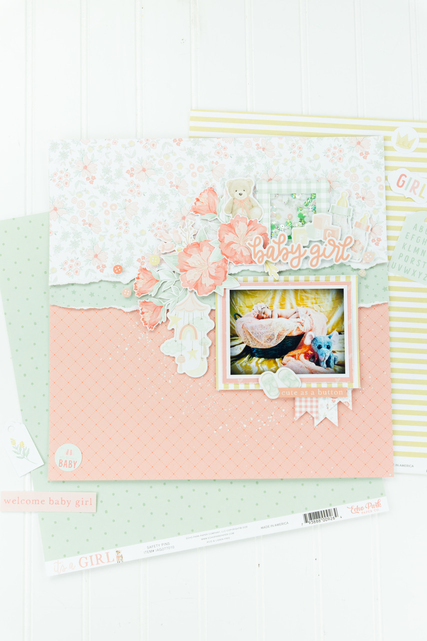 It's A Girl Collection Kit - Echo Park Paper Co