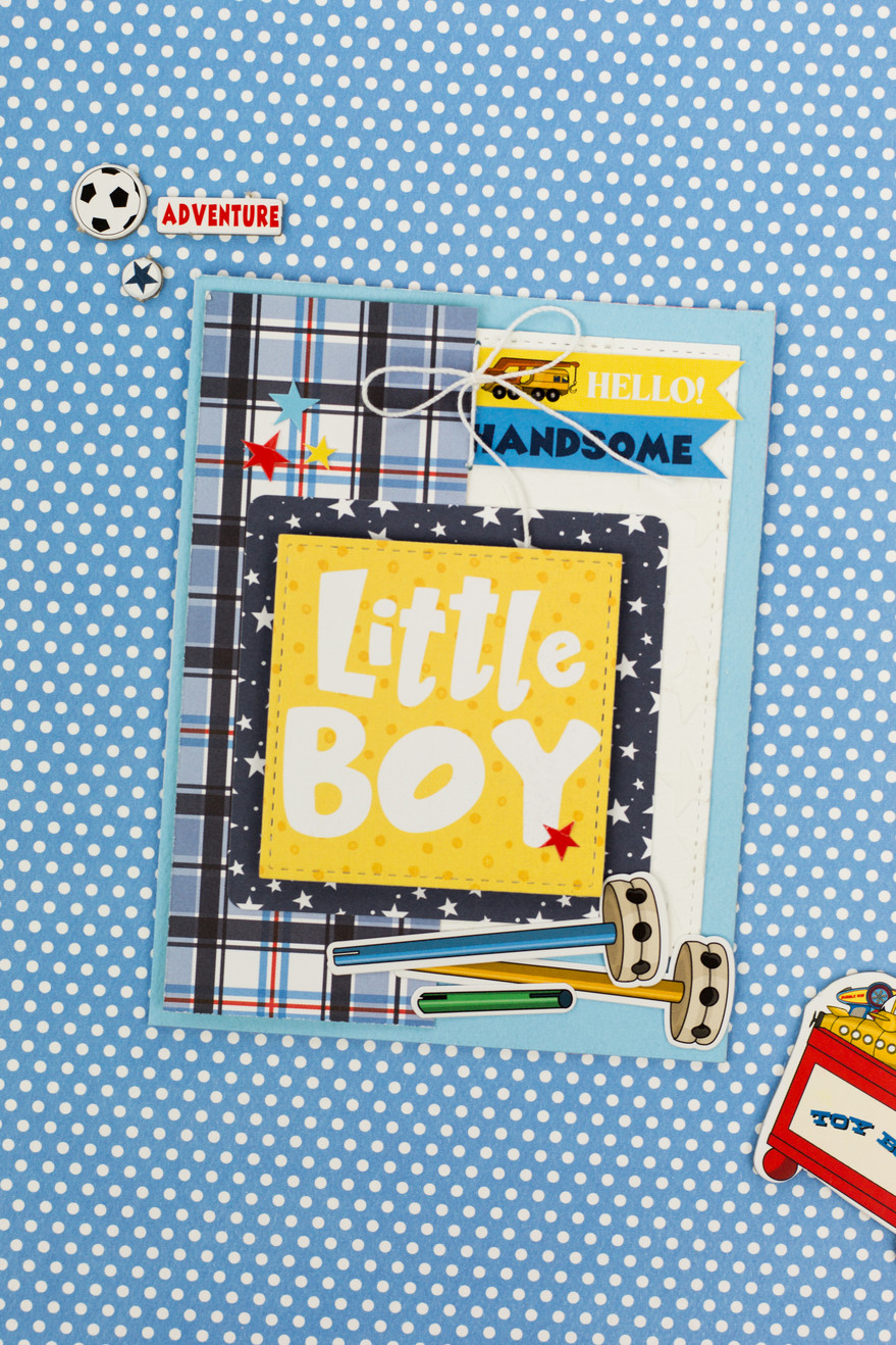 Little Boy Element Sticker - Echo Park Paper Co