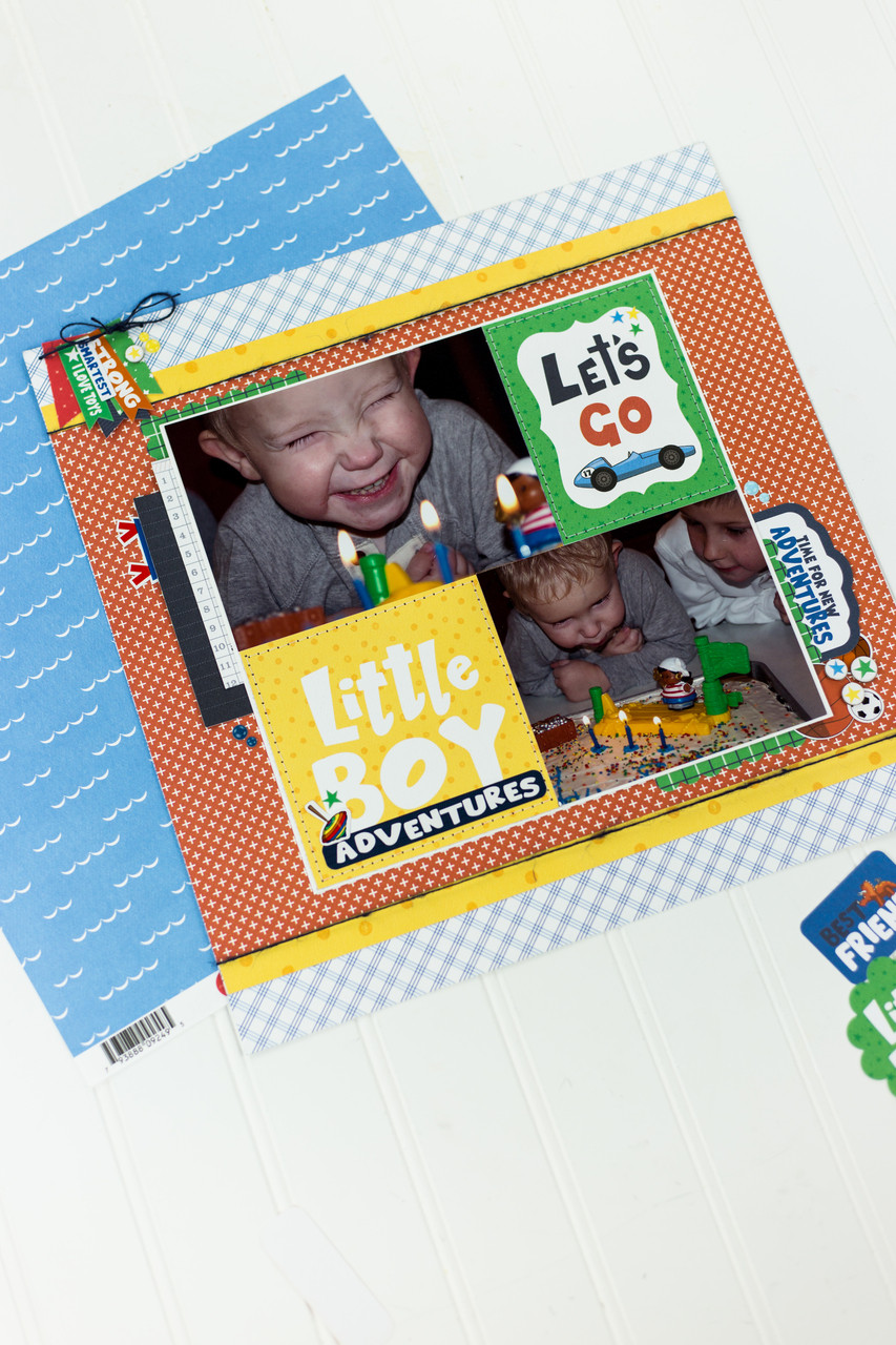 Little Boy Element Sticker - Echo Park Paper Co