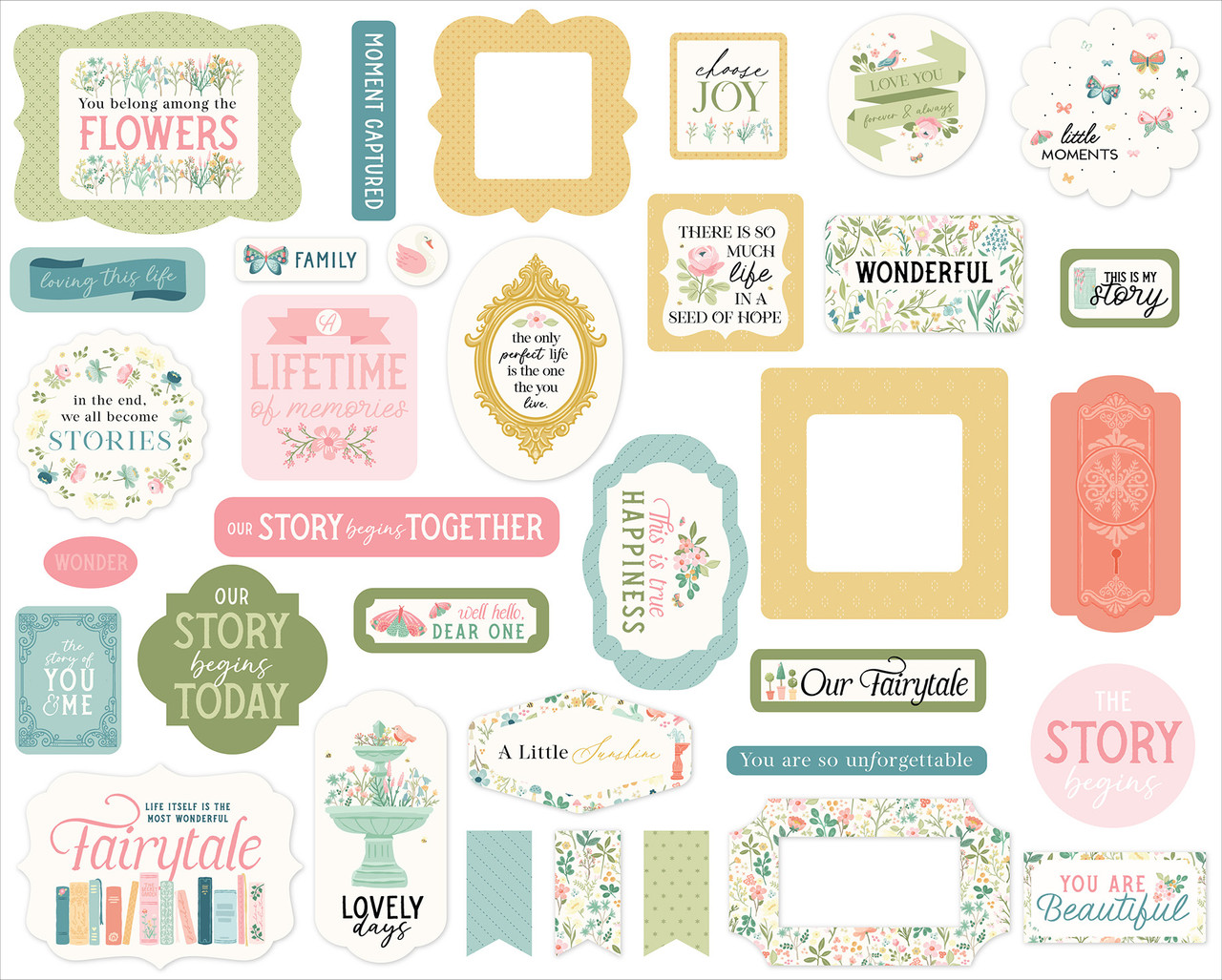 Secret Garden Ephemera - Echo Park Paper Co