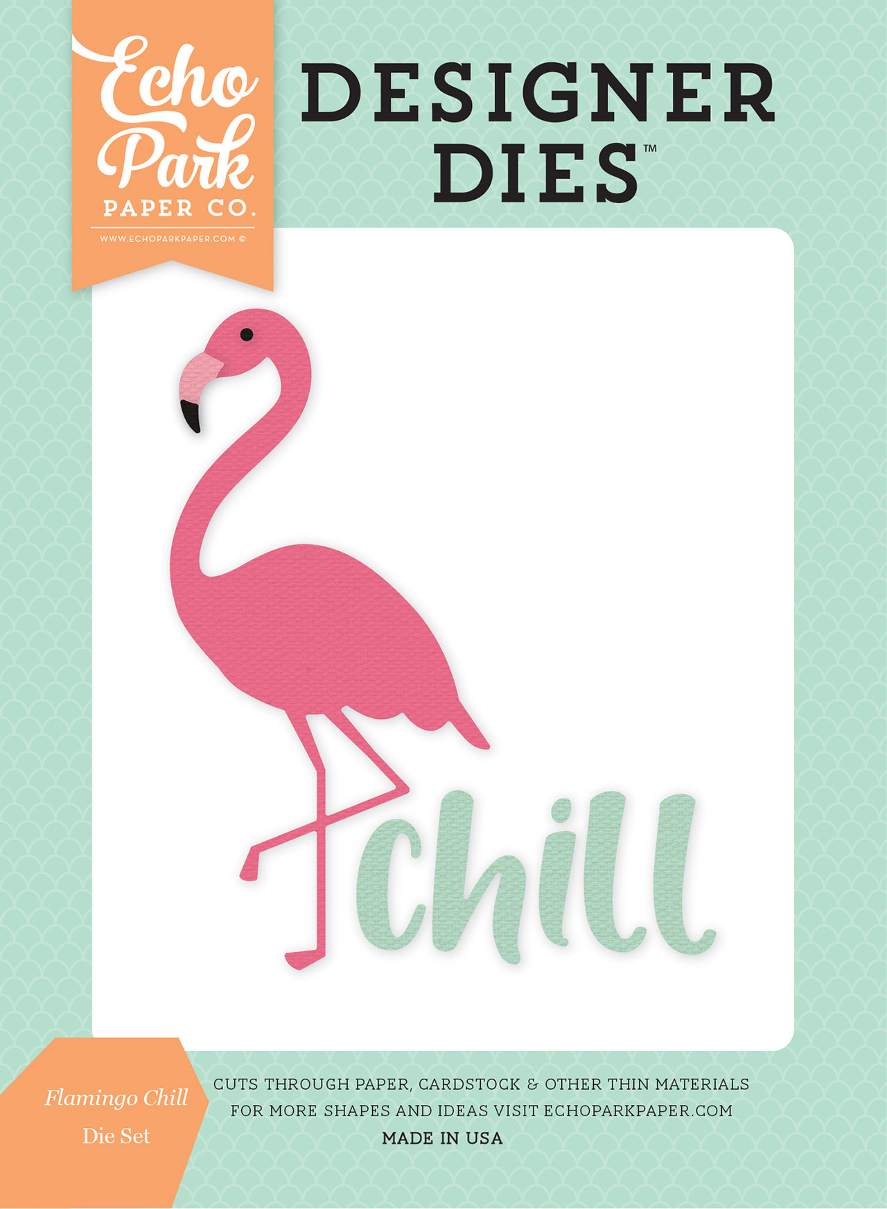 Summer Dreams: Flamingo Chill Medium Die Set - Echo Park Paper Co