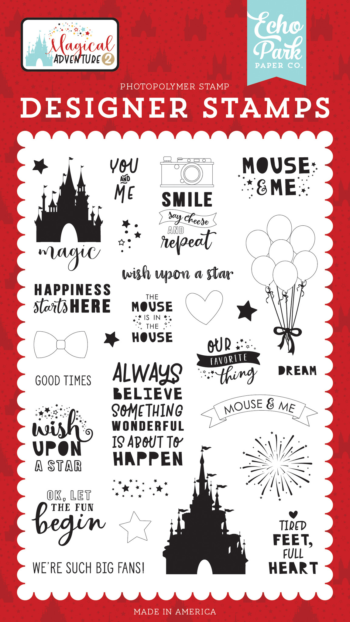 Magical Adventure 2: Our Favorite Thing Stamp Set - Echo Park Paper Co