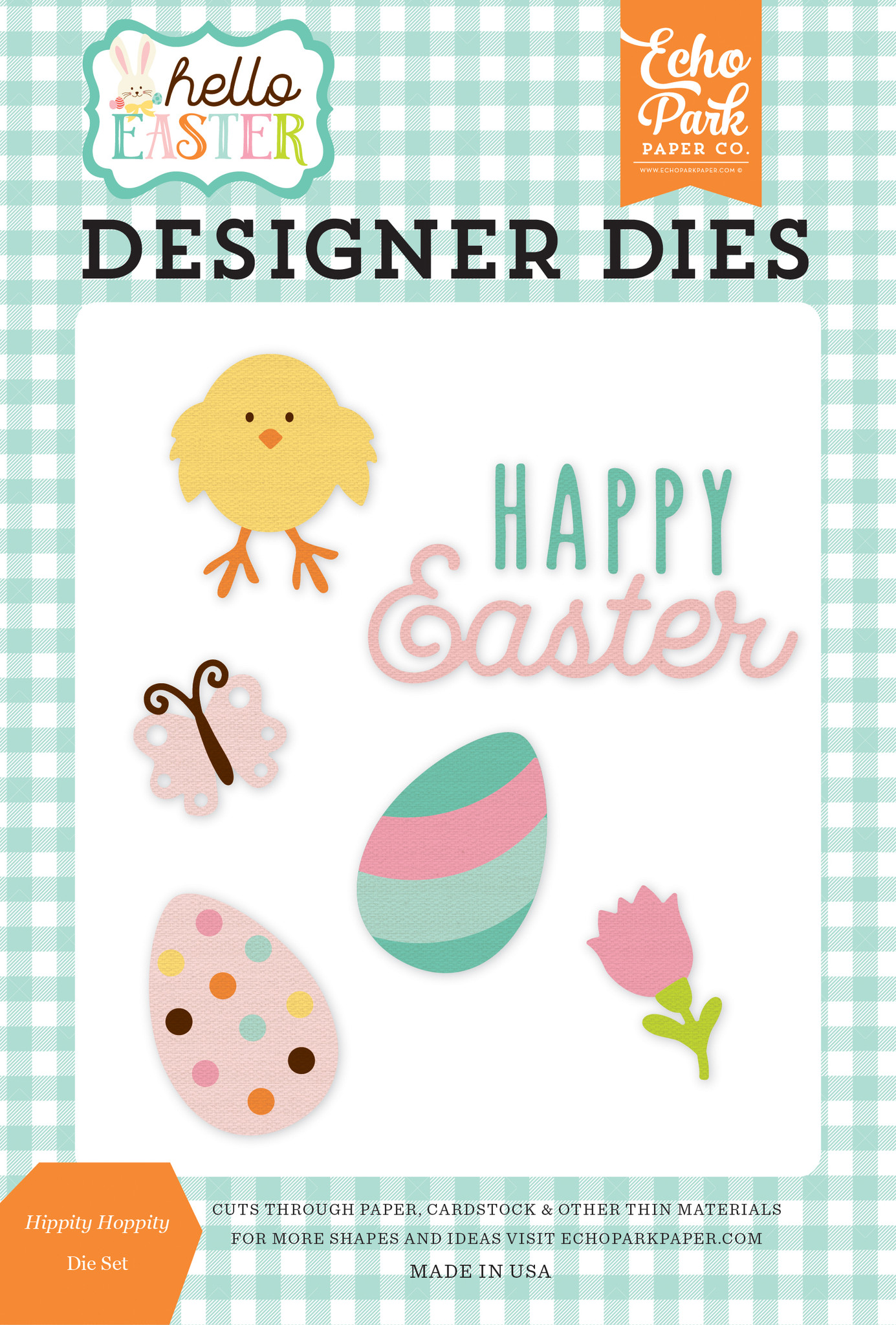 Hello Easter: Hippity Hoppity Medium Die Set - Echo Park Paper Co