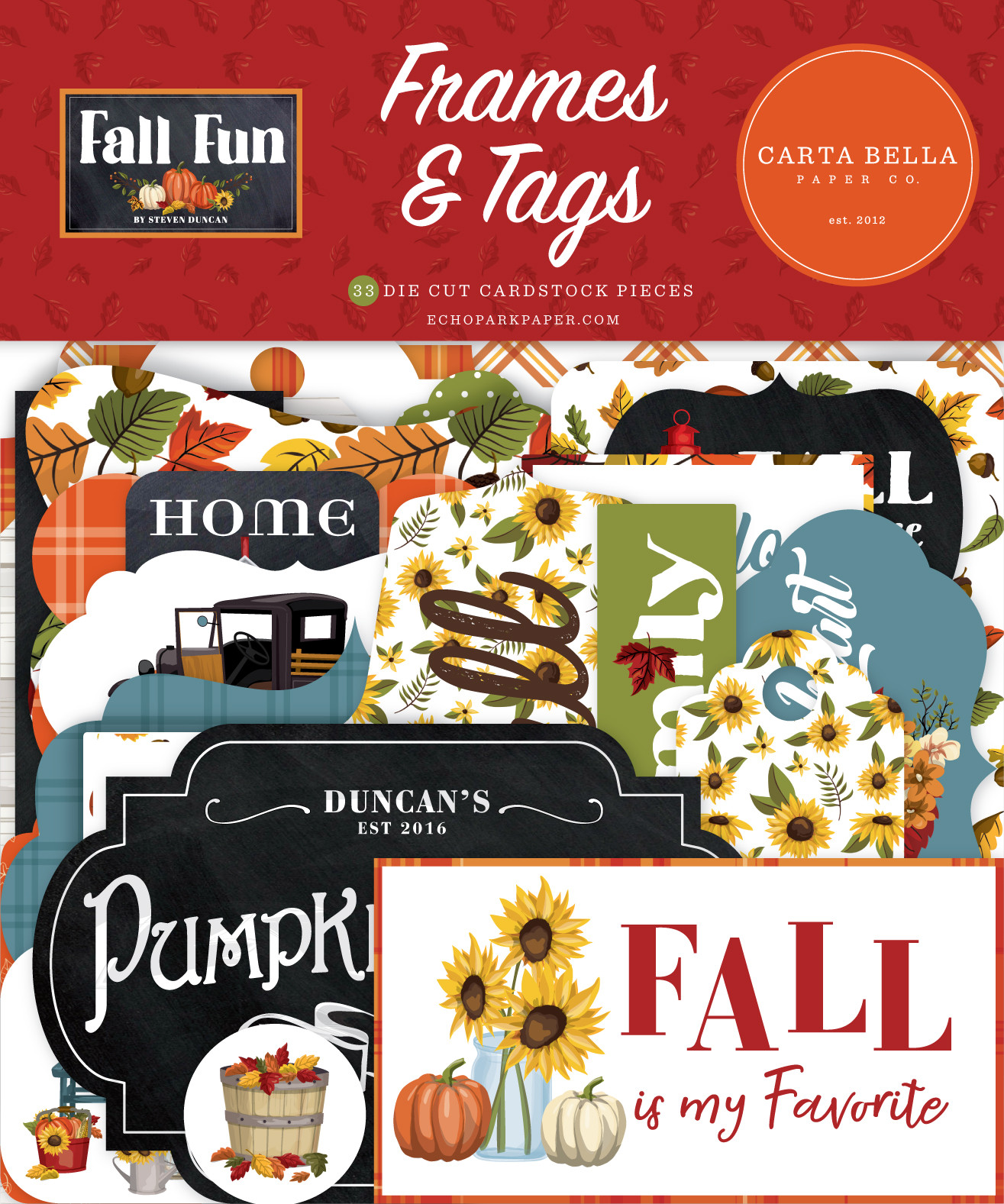 Fall Fun Frames & Tags - Echo Park Paper Co