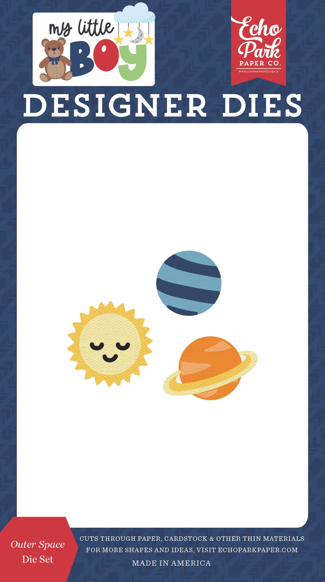 My Little Boy: Outer Space Small Die Set - Echo Park Paper Co