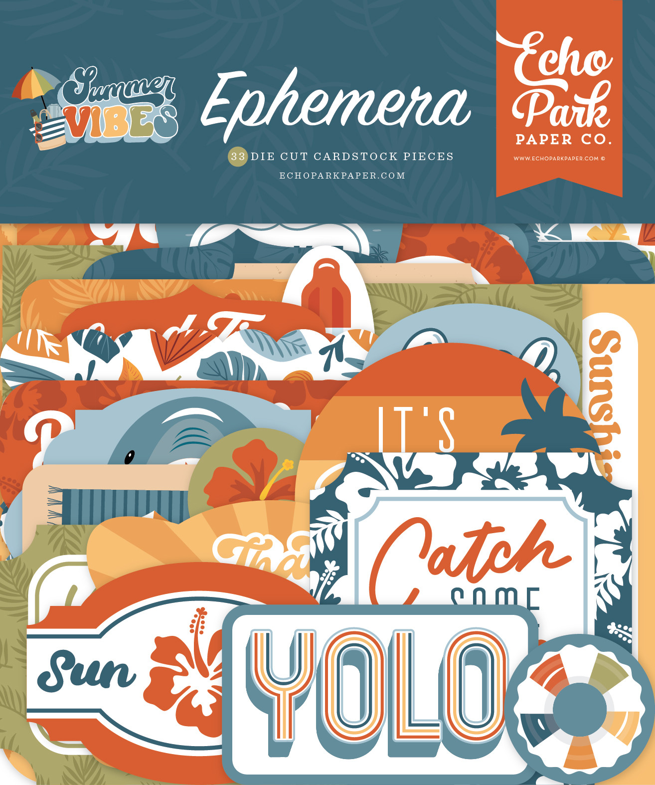 Summer Vibes Ephemera - Echo Park Paper Co