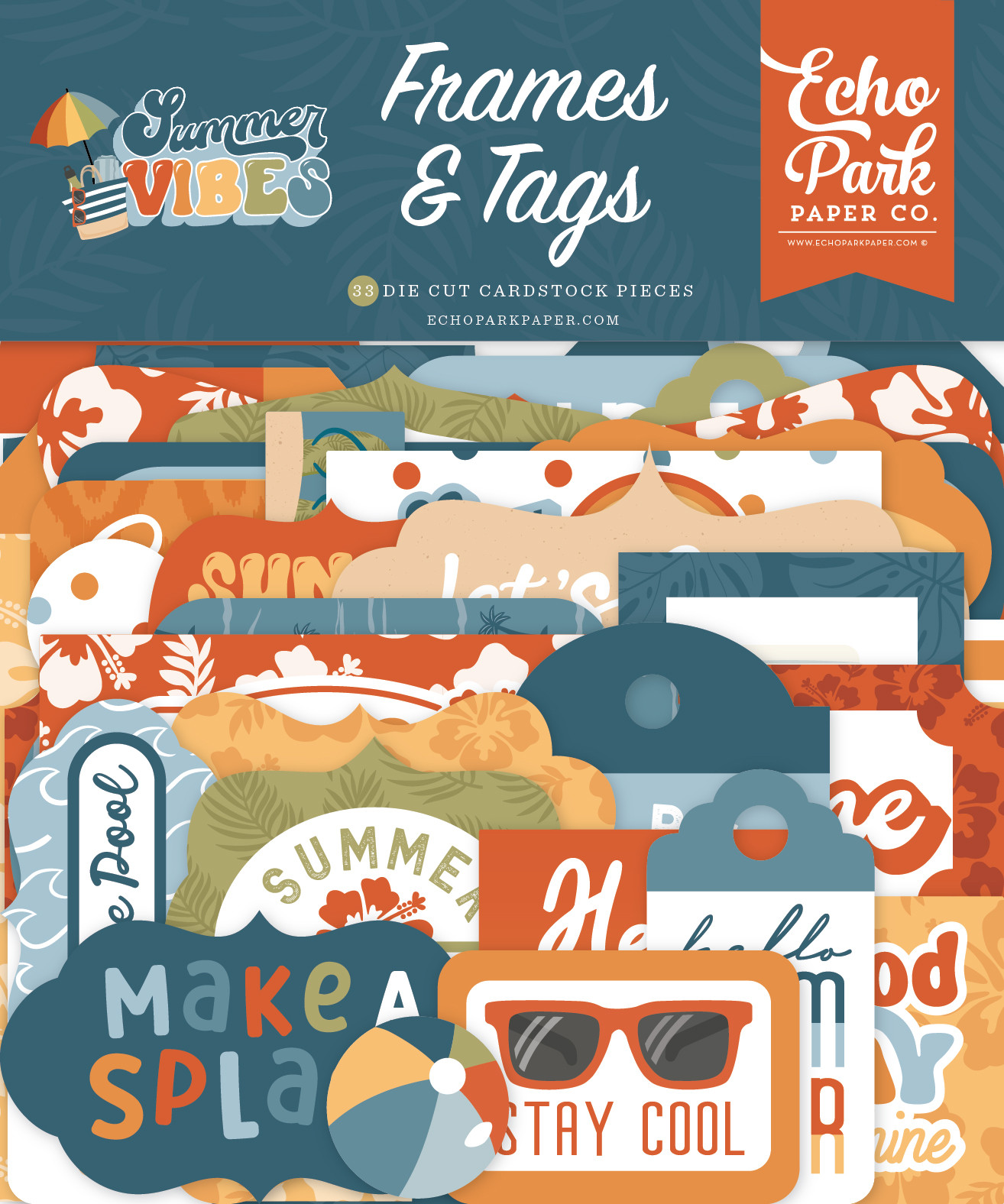 Summer Vibes Frames & Tags - Echo Park Paper Co