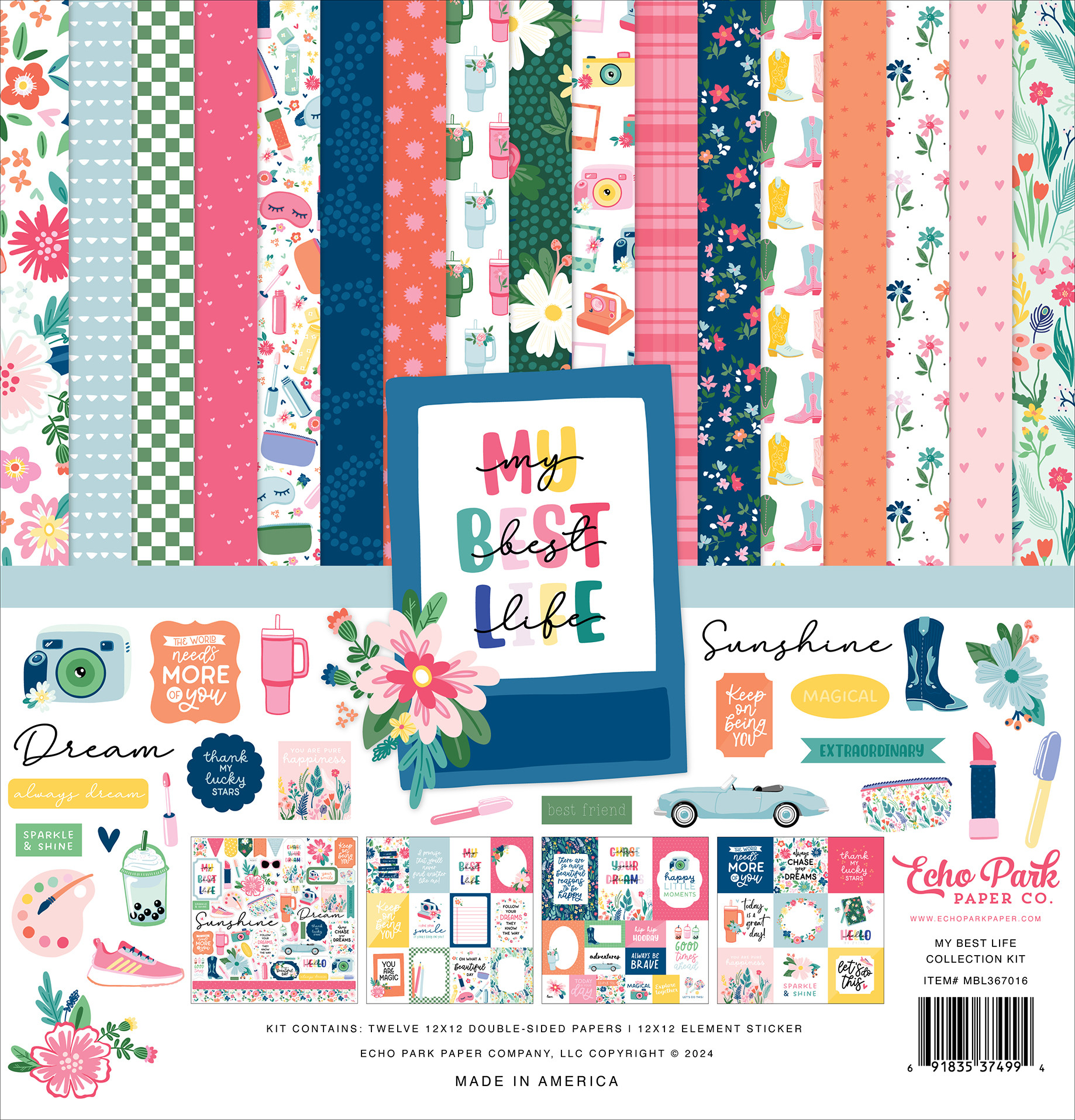 My Best Life Collection Kit - Echo Park Paper Co