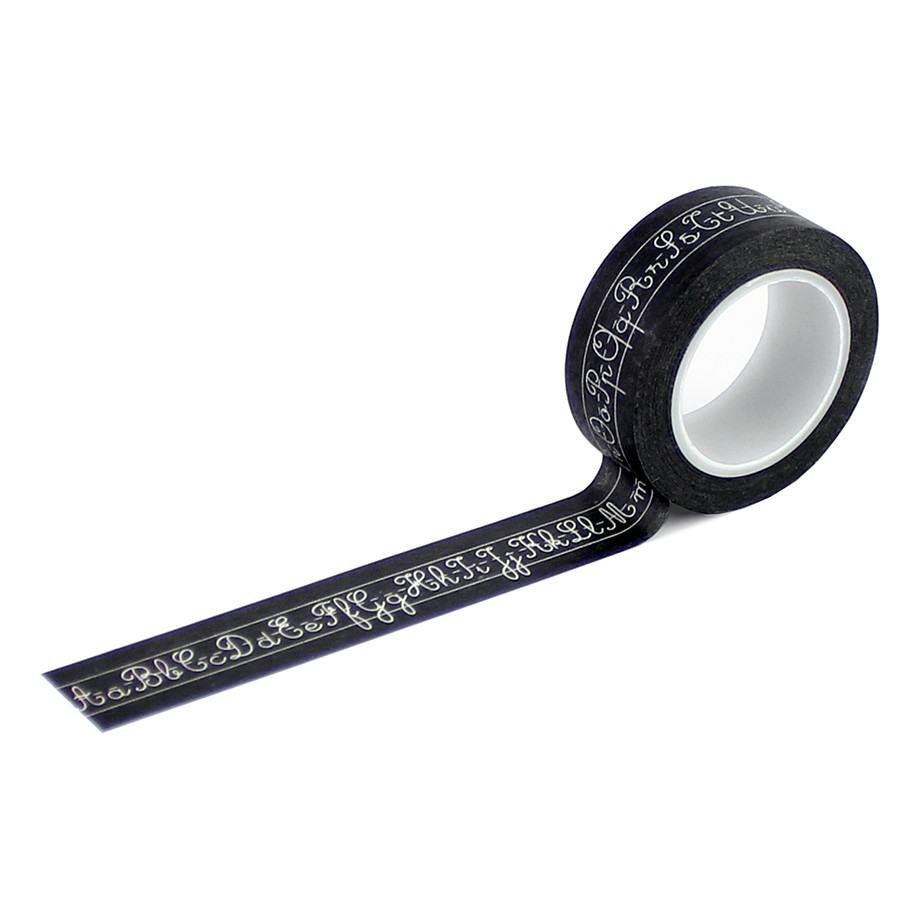 Washi Tape - Cursive Alphabet - Echo Park Paper Co