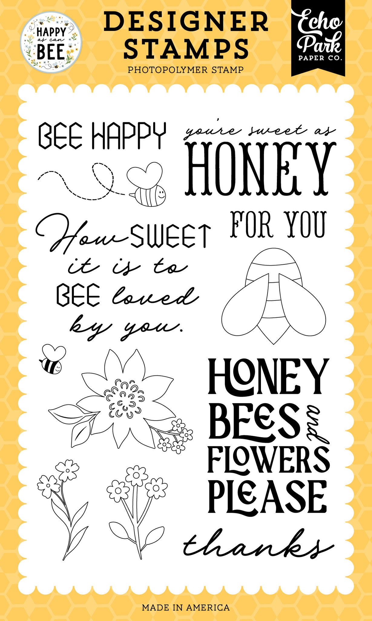 Honey Bee Stamp Set Honey Bee Rest & Relaxation 6x6 Stamp Set - Honey ...