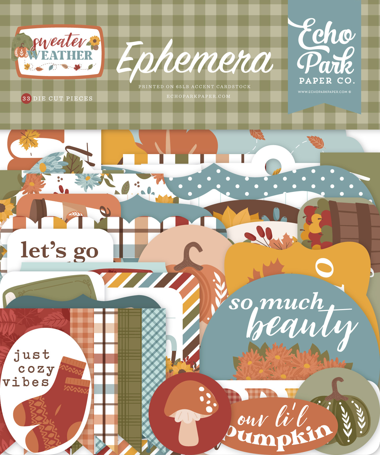 Sweater Weather Ephemera - Echo Park Paper Co