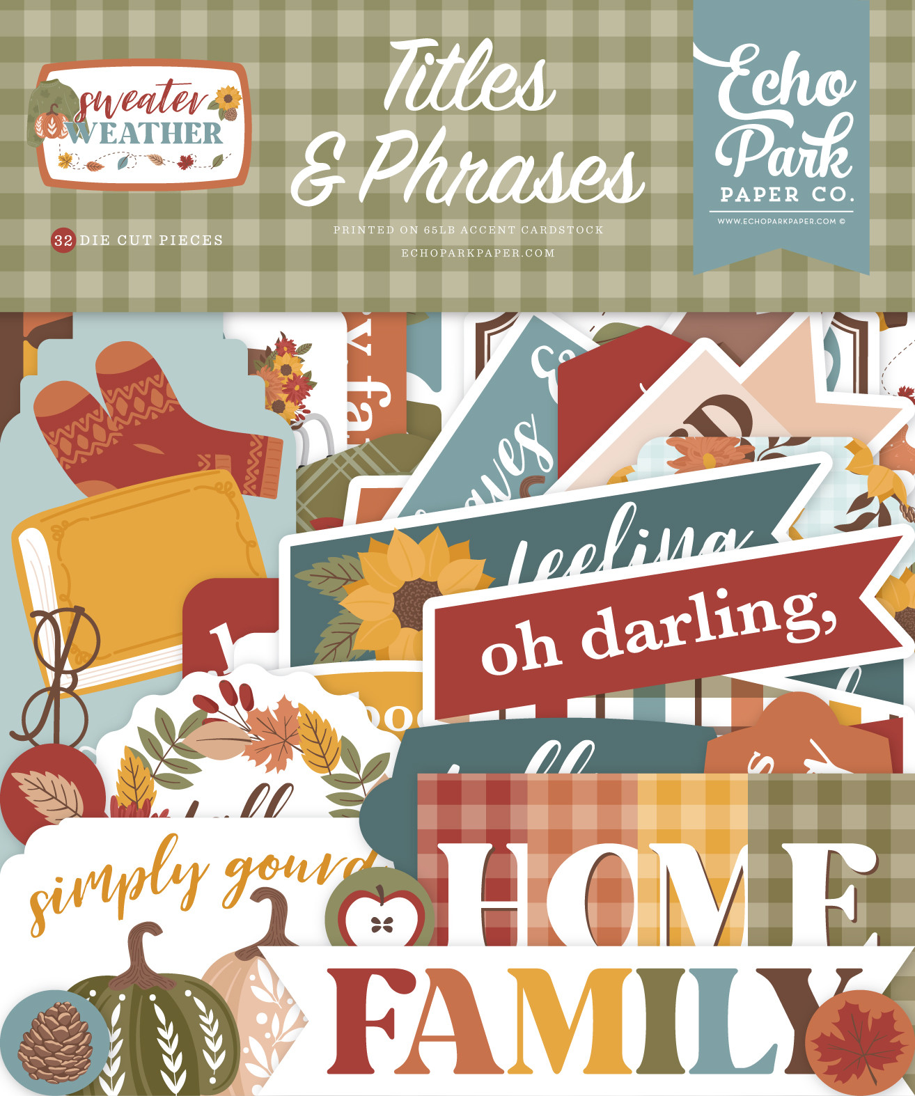 Sweater Weather Titles & Phrases - Echo Park Paper Co